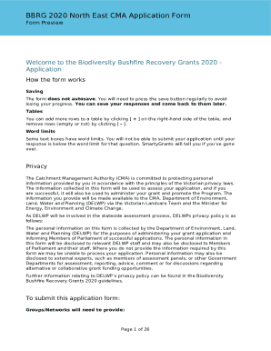 Fillable Online Wimmera CMA Application Form Fax Email Print - pdfFiller