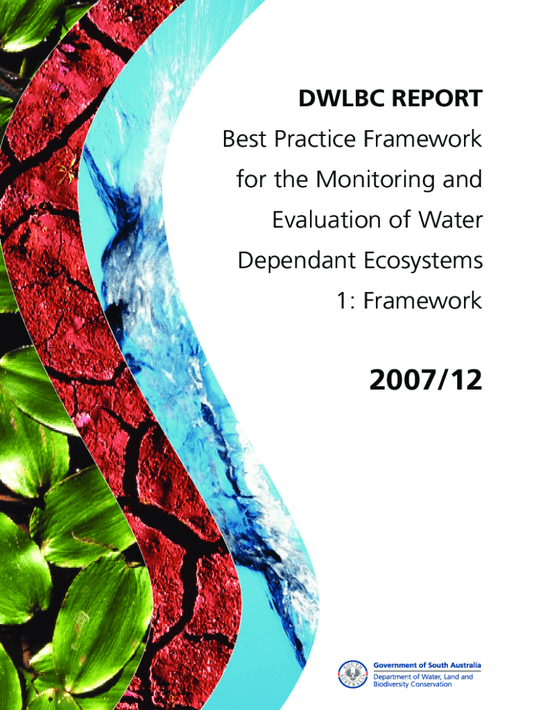 Fillable Online Best Practice Framework for the Monitoring and ...