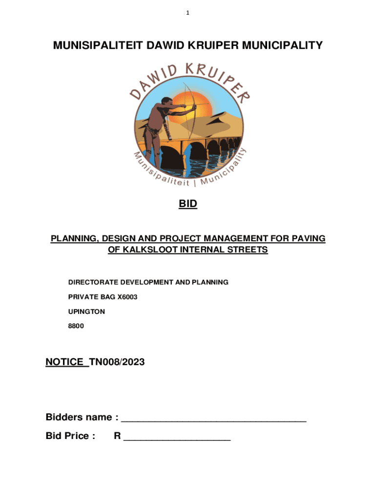 Fillable Online PLANNING, DESIGN AND PROJECT MANAGEMENT FOR PAVING Fax Email Print - pdfFiller
