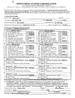 Fillable Online docs bakersfieldcity prepared for each monitoring ...
