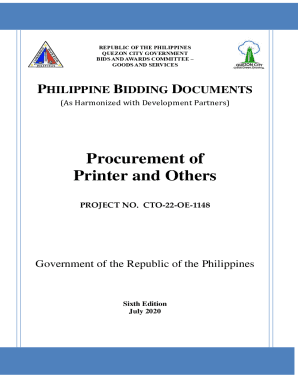 Fillable Online Procurement of Printer, Desktop Computer, and others Fax Email Print - pdfFiller