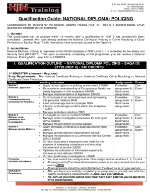 Fillable Online HJN Training - Contact us Fax Email Print - pdfFiller