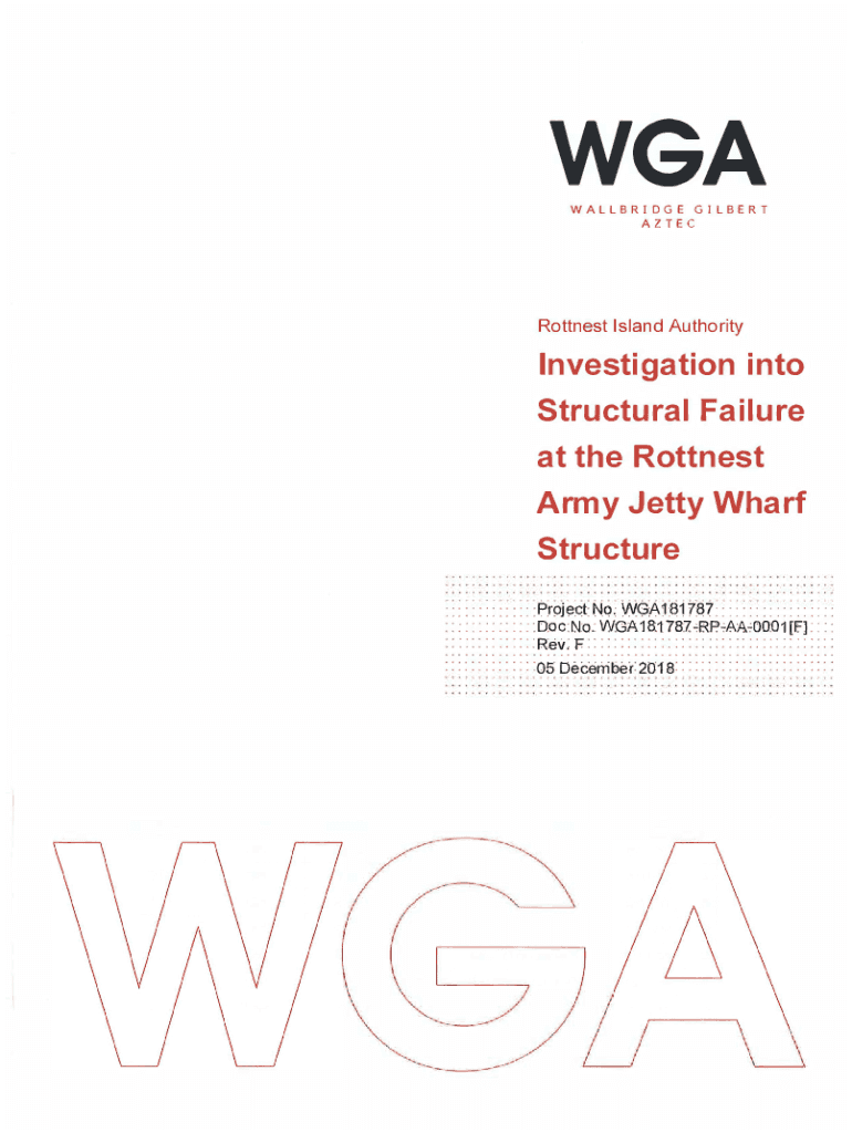 Fillable Online Inquiry into Rottnest Army Jetty collapse two months ...