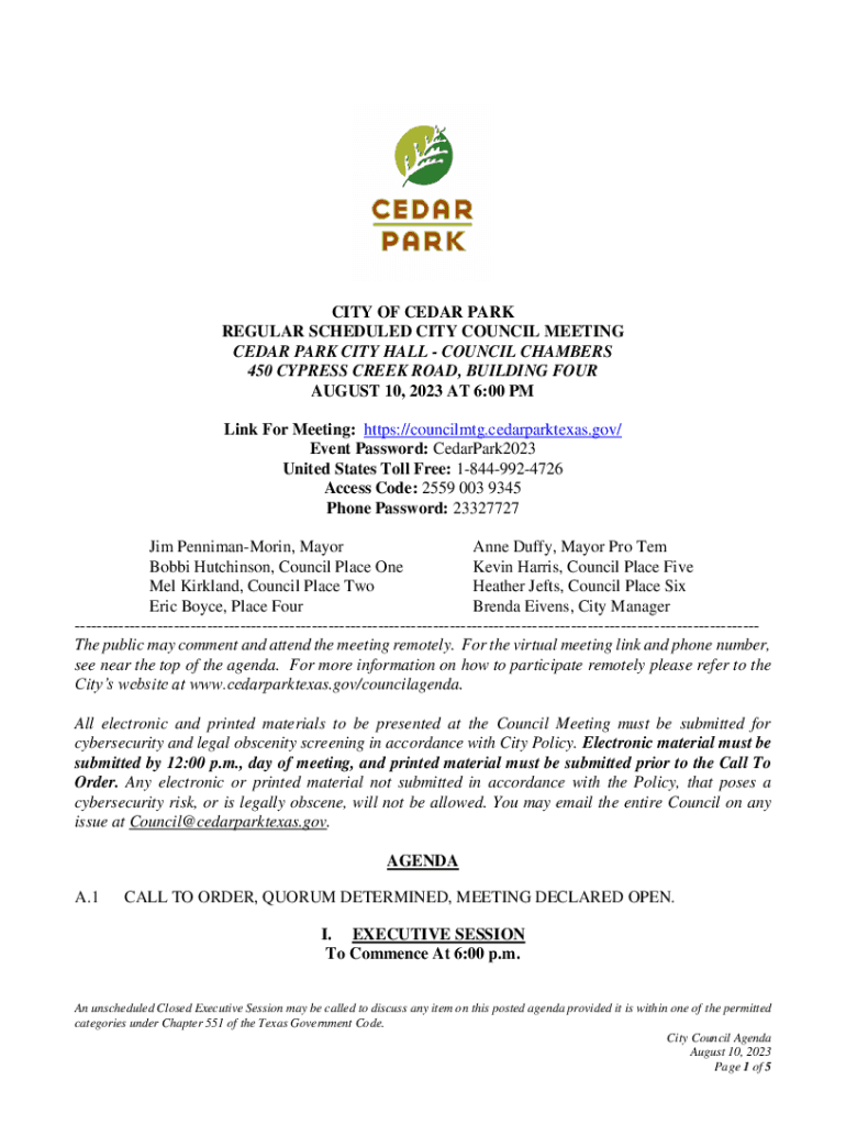 Fillable Online Leander seeks public input on park athletic center plan ...