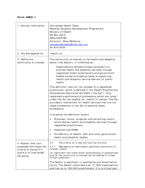 Fillable Online dnc org Form NMD-1 Fax Email Print - pdfFiller