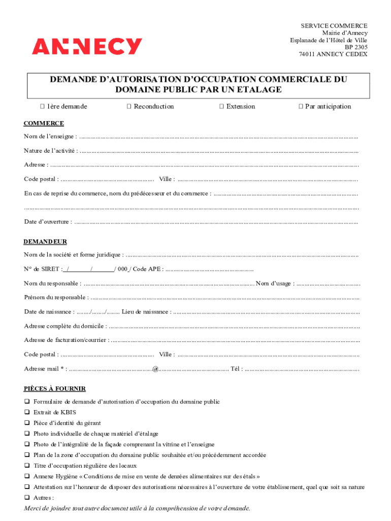 Remplissable En Ligne Formulaire-de-demande-d-occupation-du-domaine-public-par-un-etalage.docx ...