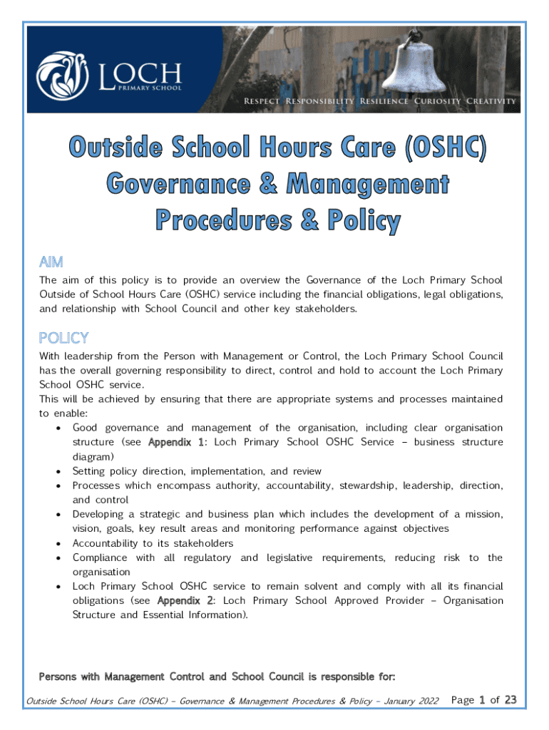 Fillable Online AIM POLICY - Loch Primary School Fax Email Print ...