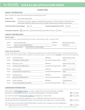 Fillable Online OVER $5000 APPLICATION FORM Fax Email Print - pdfFiller