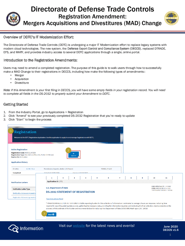 Fillable Online Directorate of Defense Trade Controls - Sign in Fax ...