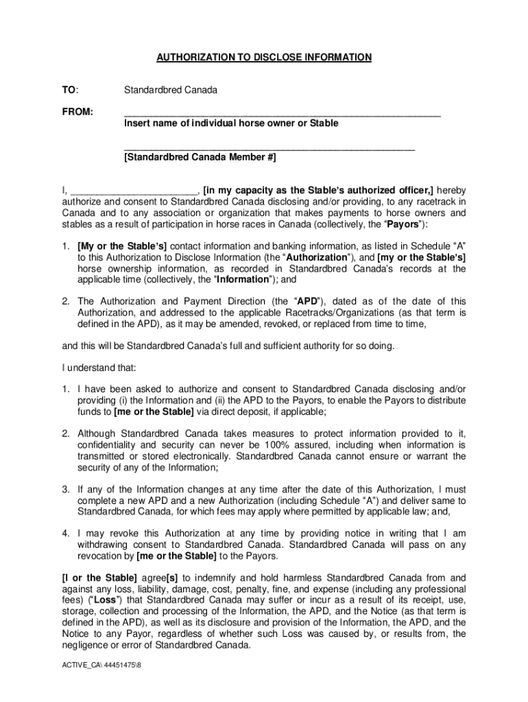 Fillable Online AUTHORIZATION AND DIRECTION Fax Email Print - pdfFiller