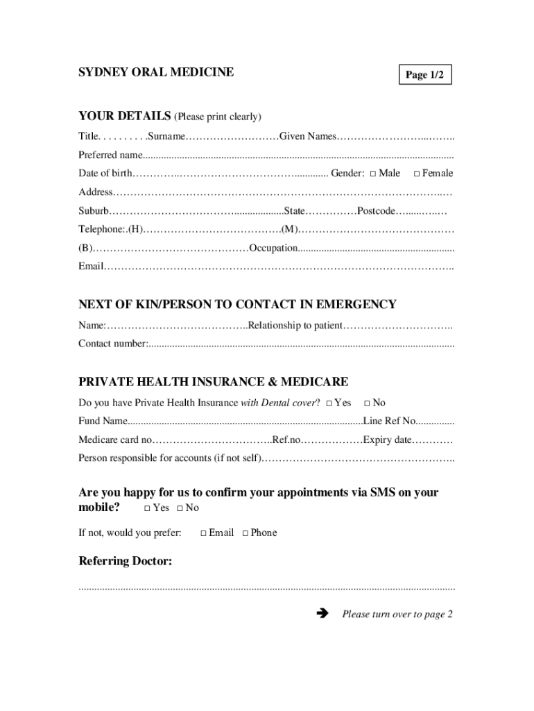 Fillable Online Change or correct your name, title, date of birth or ...