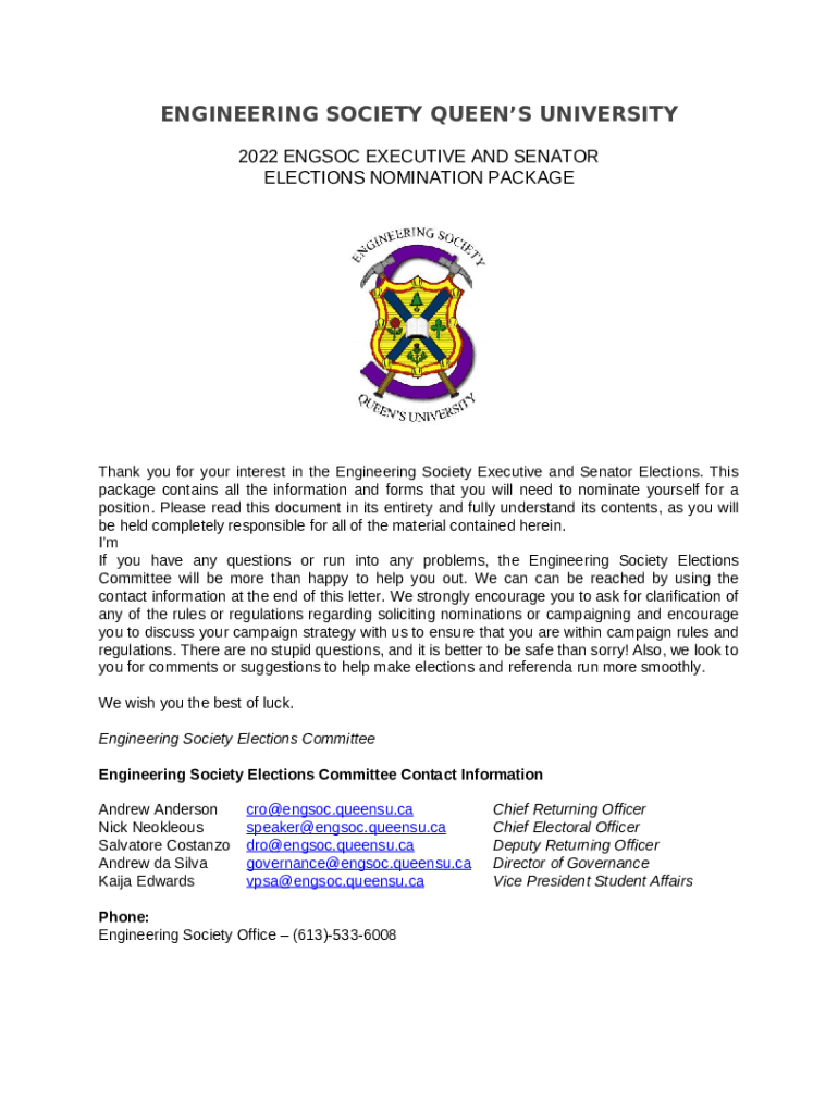 your nominations to do list Doc Template | pdfFiller