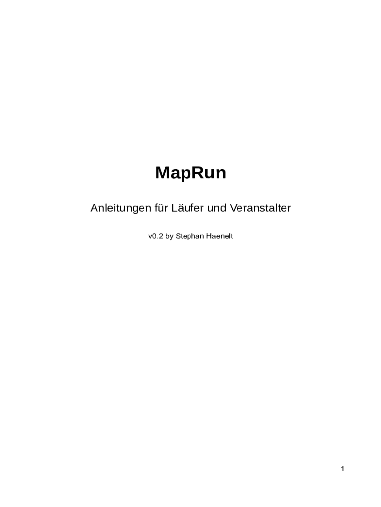 Ausfüllbar Online MapRun on the App Store Fax Email Drucken - pdfFiller