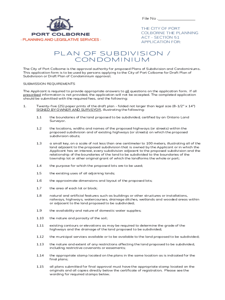 Fillable Online The Planning Act: Bill 51 What's New, What Remains ...