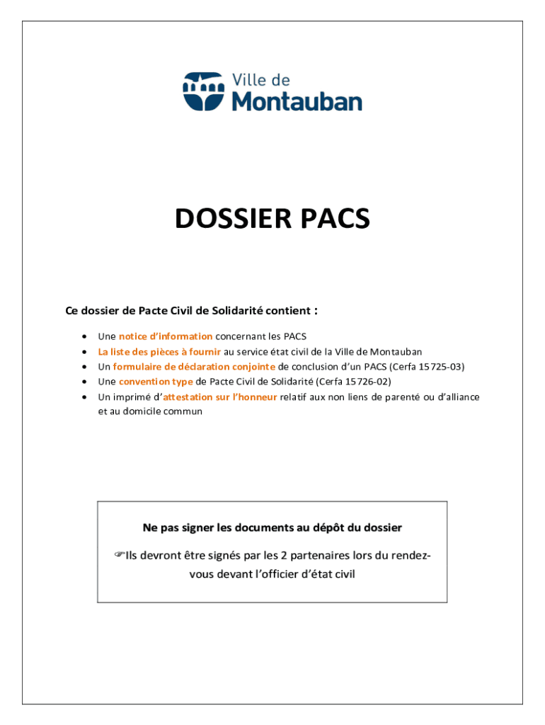 Remplissable En Ligne PACS (Pacte Civil de Solidarit) - Consulat gnral ...