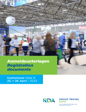 Ausfüllbar Online 230 exhibitors at the RDA Group Travel Expo on April ...