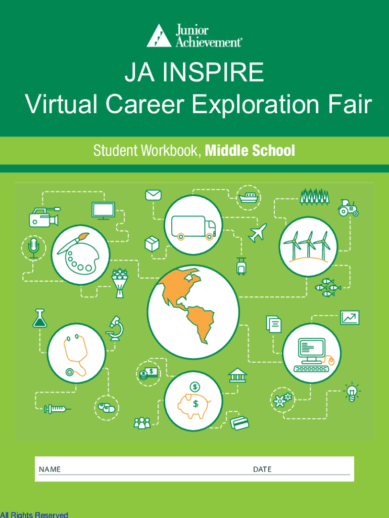 Fillable Online JA INSPIRE Virtual Career Exploration Fair Fax Email ...