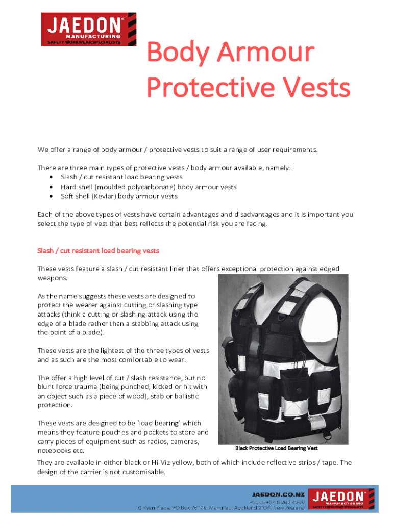 Fillable Online The Difference Between Level II And Level IIIa Soft ...