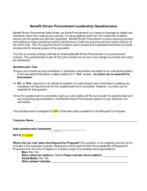 Fillable Online Guide to Social Procurement in Tourism, Hospitality and ...