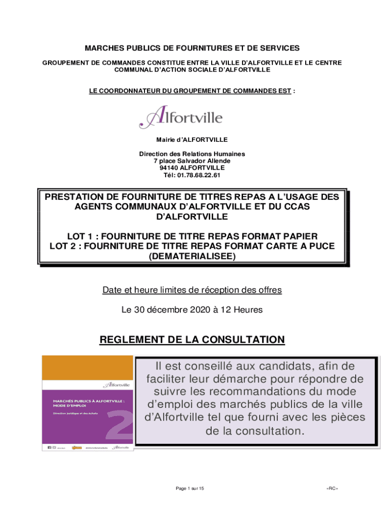 Remplissable En Ligne groupement de commande entre la ville et le ccas pour ... Fax Email ...