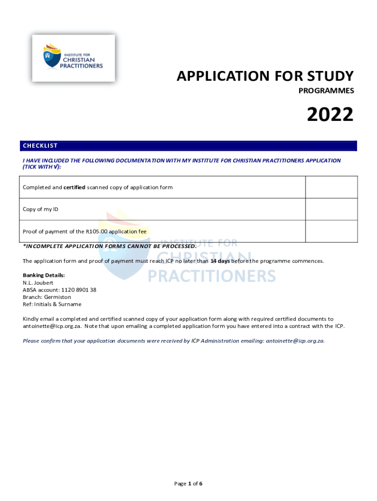 Fillable Online ICP Application Form Fax Email Print - pdfFiller