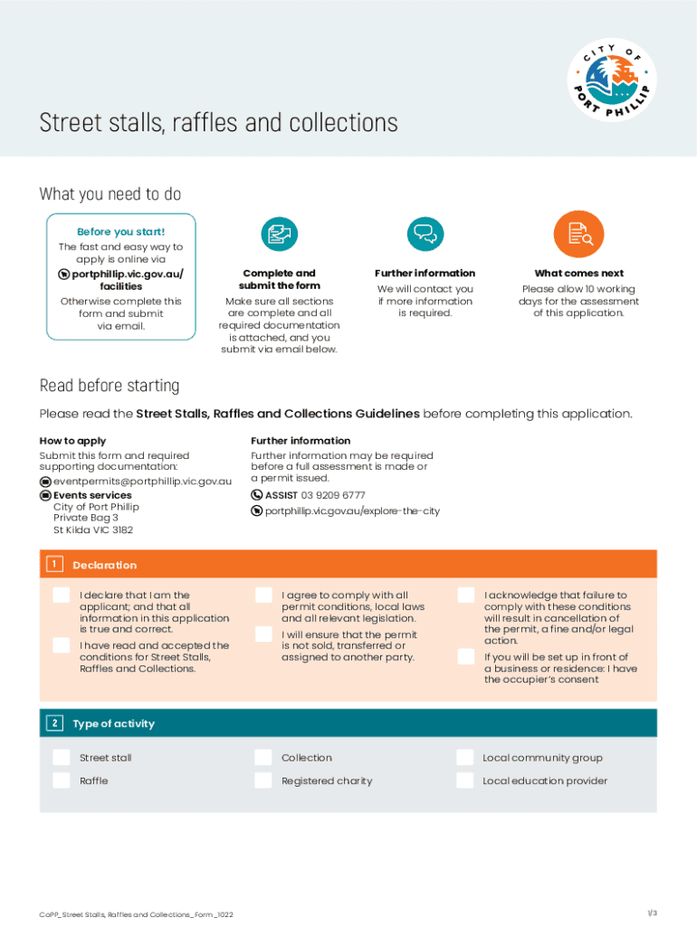 Fillable Online Commercial raffle application process and requirements ...