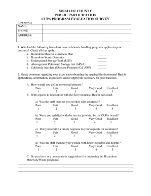 Fillable Online environmental health division hazardous materials area plan Fax Email Print ...