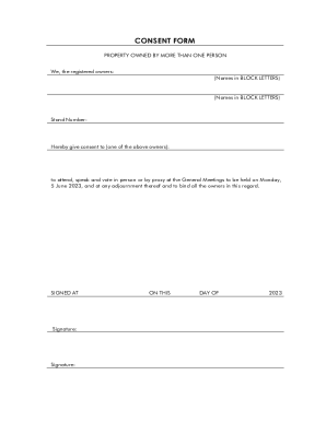 Fillable Online AACRN Owner Letter of Consent Template Fax Email Print ...