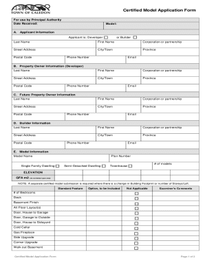 Fillable Online Certified model application form Fax Email Print ...