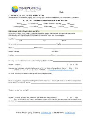 Fillable Online WSBC VOLUNTEER APPLICATON - Adult.docx Fax Email Print ...