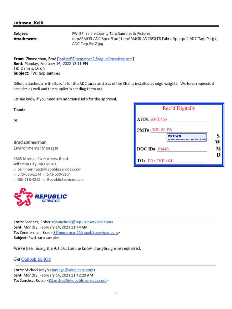 Fillable Online tarp samples Fax Email Print - pdfFiller