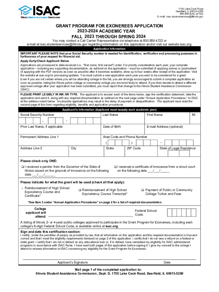 Fillable Online General ISAC Contacts Fax Email Print - pdfFiller