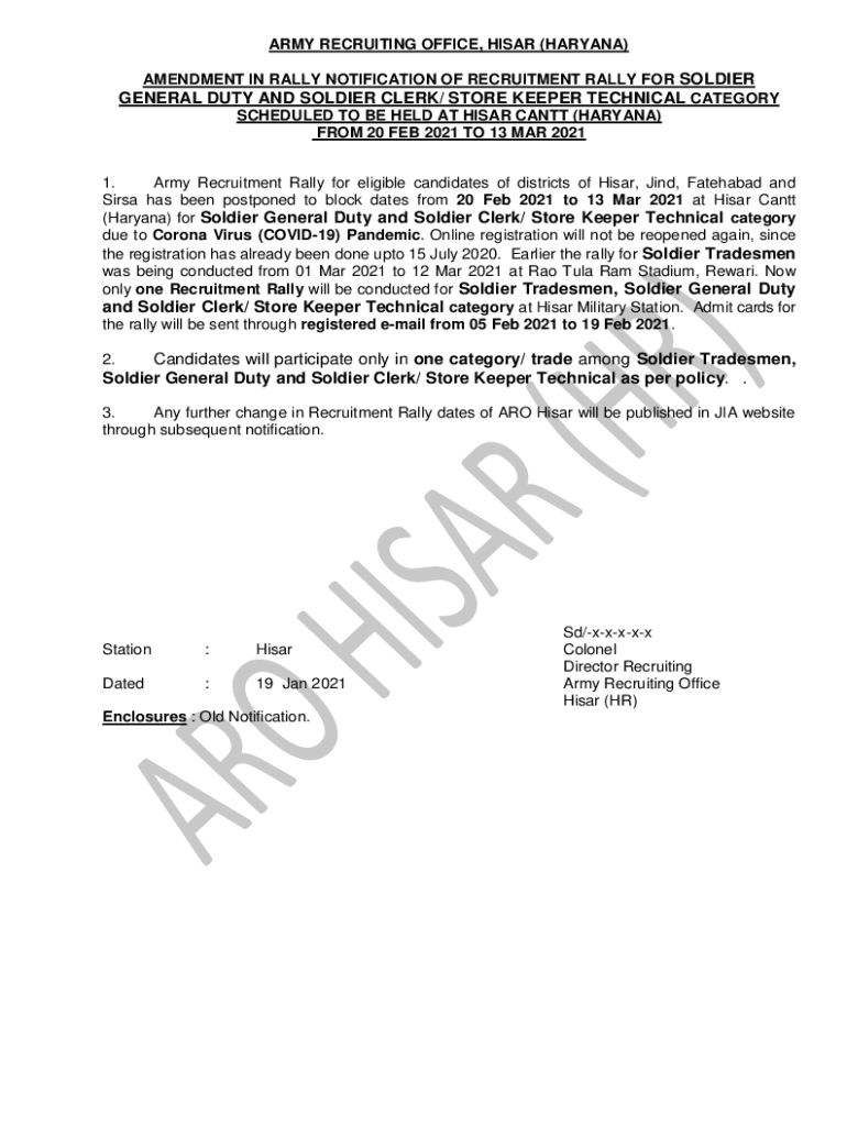 Fillable Online joinindianarmy nic Soldier (GD/ Clerk/ Store Keeper ...