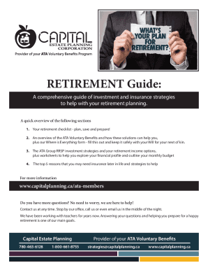 Fillable Online Retirement planning guide to help you achieve your ...