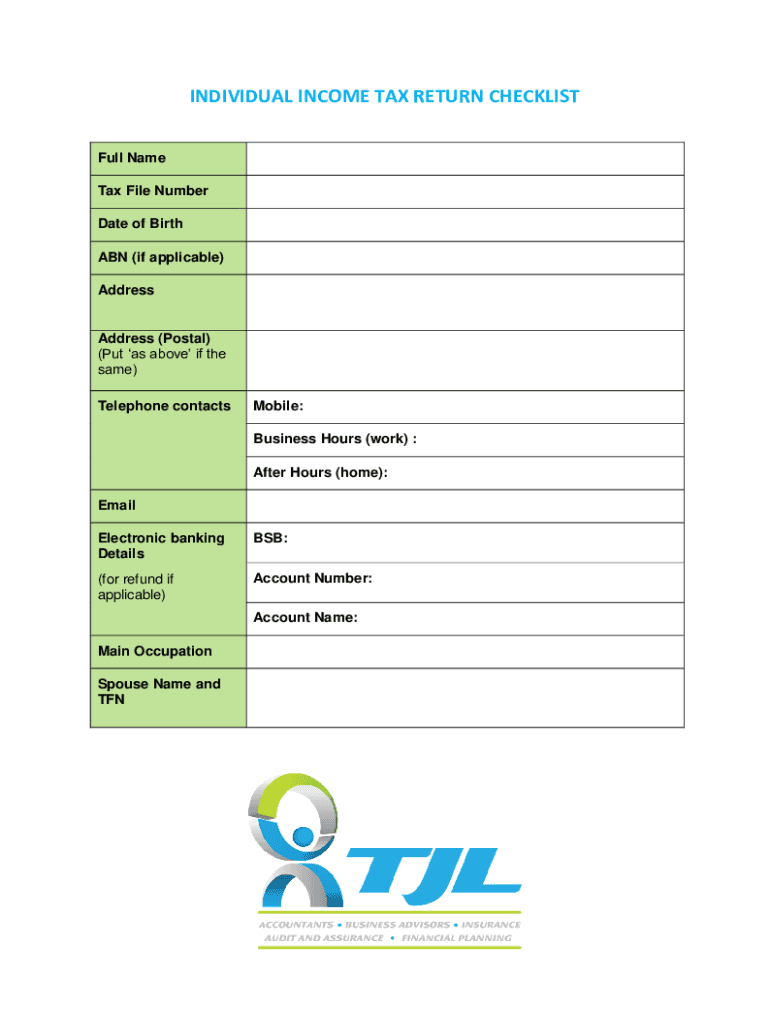 Fillable Online Fillable Online Client details form individual income ...