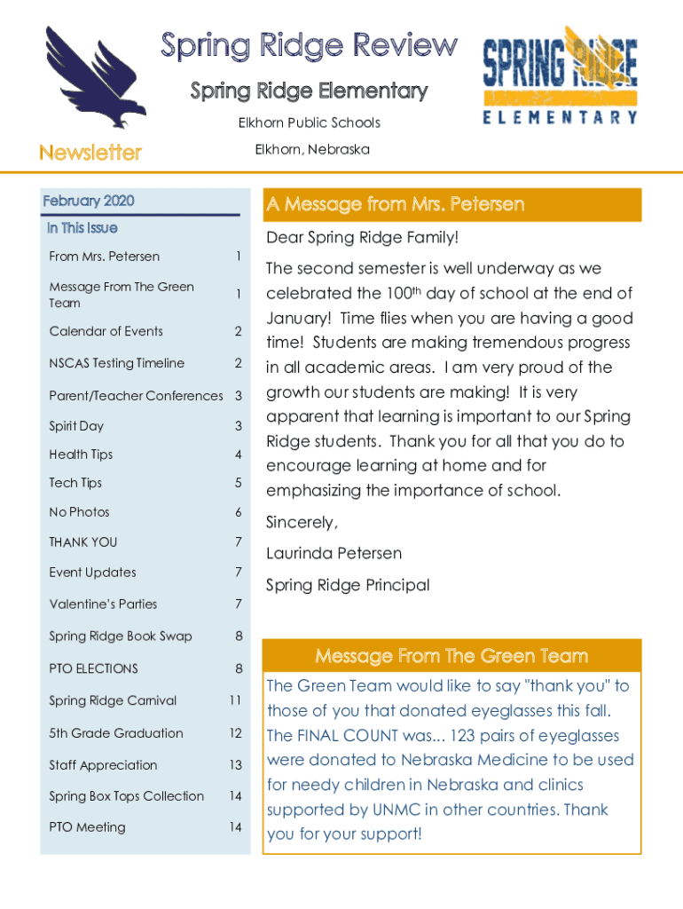 Fillable Online Spring Ridge Second Grade - About Us Fax Email Print ...