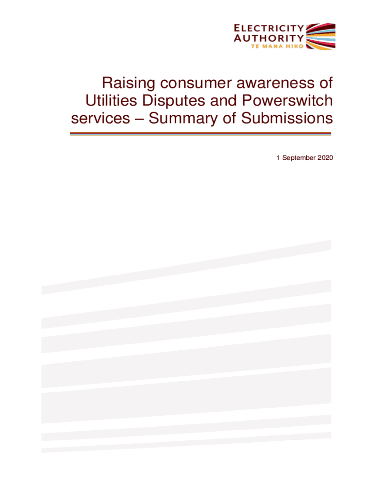 Fillable Online Long-form report. Raising consumer awareness of ...