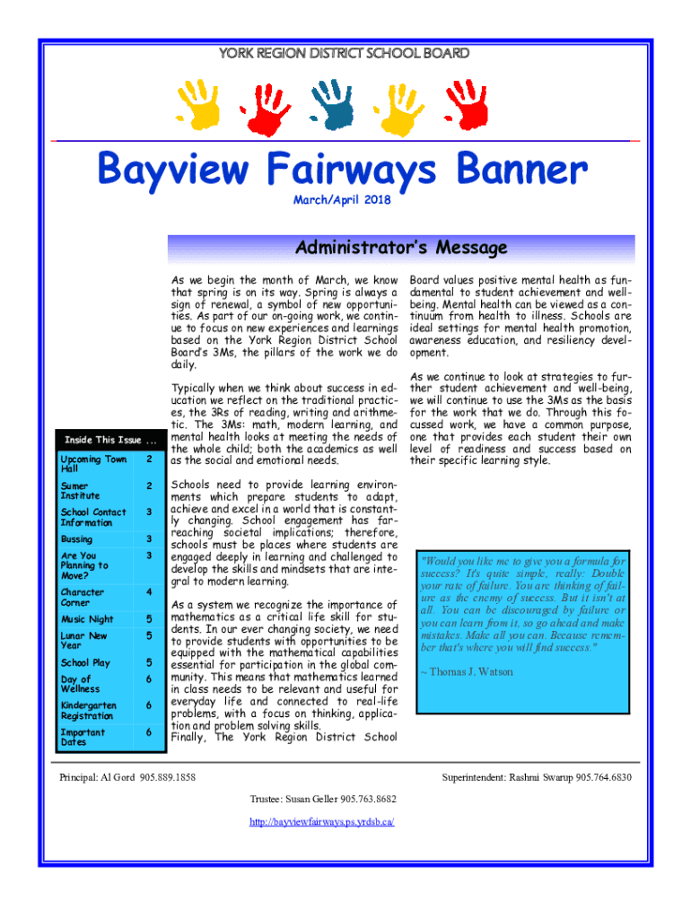 Fillable Online Bayview Fairways Banner Fax Email Print - pdfFiller