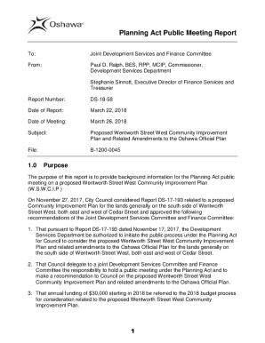 Fillable Online app oshawa Development Services and Finance Committees Fax Email Print - pdfFiller