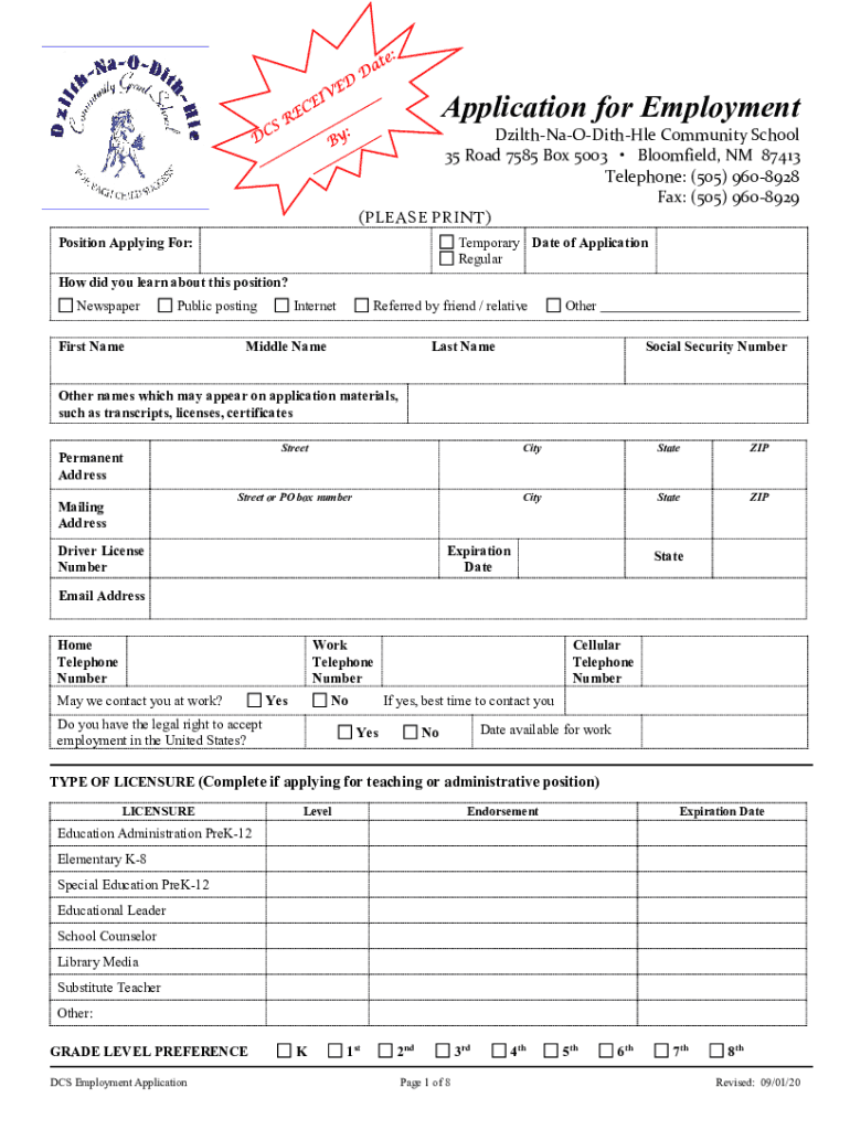 Fillable Online District Detail for Dzilth-Na-O-Dith-Hle Community ...