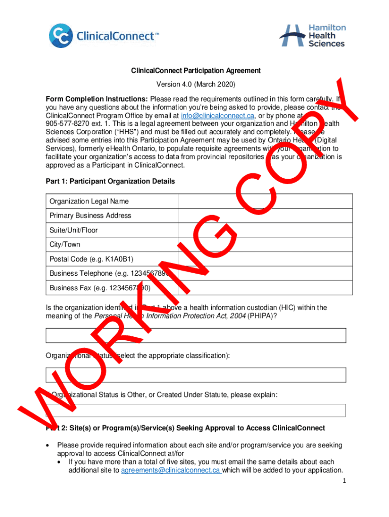 Fillable Online info clinicalconnect ClinicalConnect Portal: Improving Patient Care and ...