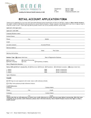 Fillable Online ACCOUNT APPROVAL FORM Fax Email Print - pdfFiller