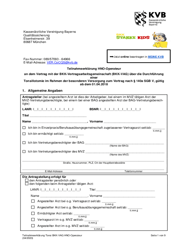 Ausfüllbar Online KVB-FORM-Teilnahmeerkl-Tonsi-BKK-HNO-Operateur.docx ...