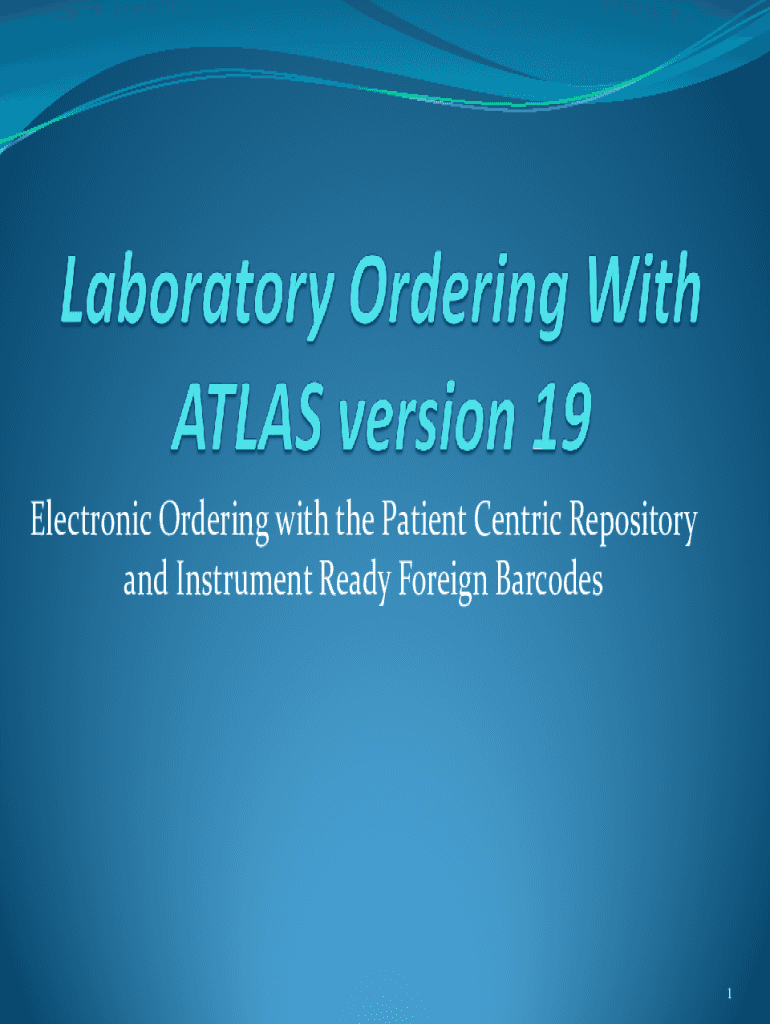 Fillable Online Laboratory test ordering in inpatient hospitals: a ...