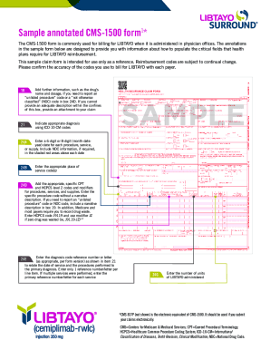 Fillable Online Sample Annotated CMS Forms. The annotations in the ...