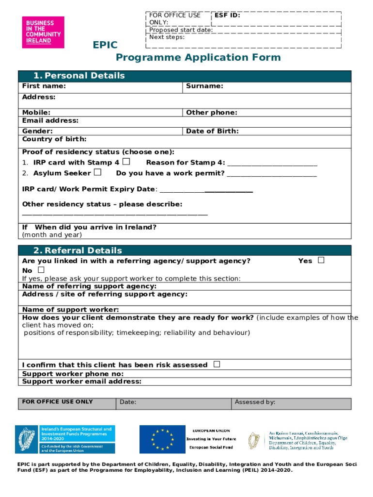 Irish Residence Permit - Immigration Service Delivery Doc Template ...