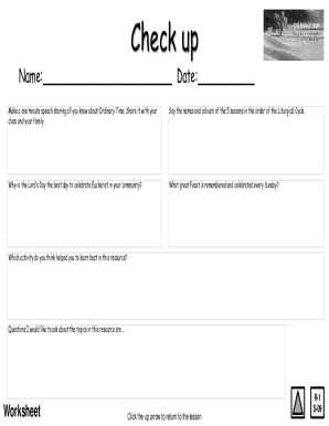 Fillable Online Worksheet - Ordinary Time (8.1.S9) Fax Email Print ...