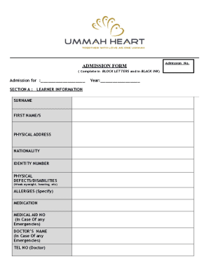 Fillable Online UH APP Form Fax Email Print - pdfFiller