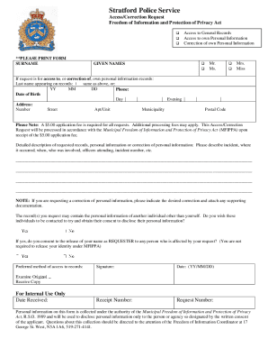 Fillable Online Record Correction Request Form (Privacy Act) Fax Email ...