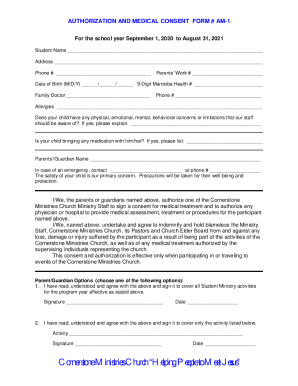 Fillable Online Medical Authorization Form Template Fax Email Print ...